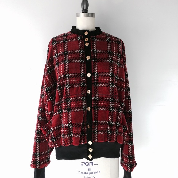 Sonia Rykiel | Jackets & Coats | Vtg Sonia Rykiel Plaid Check Puffer ...
